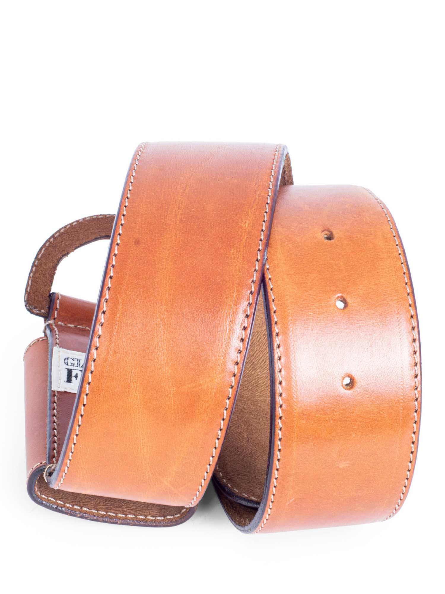 Gianfranco Ferre Logo Leather Belt Brown