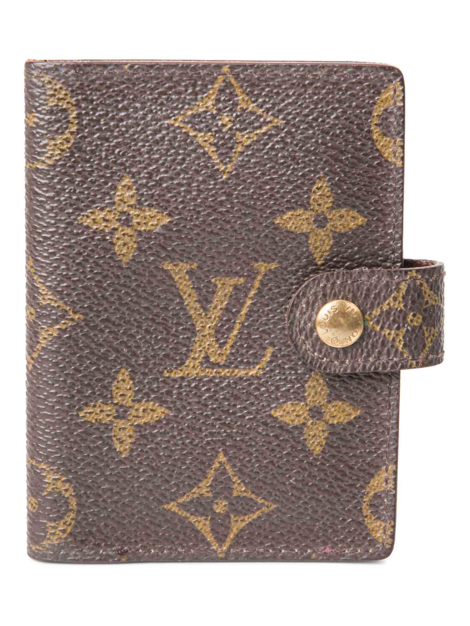 Louis Vuitton Monogram Credit Card Wallet Brown