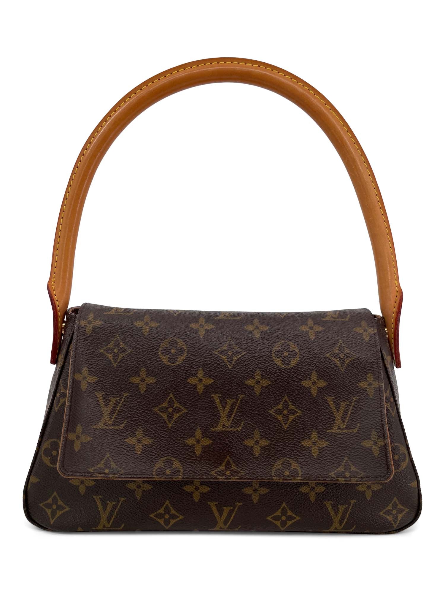 Louis Vuitton Monogram Mini Looping Bag Brown