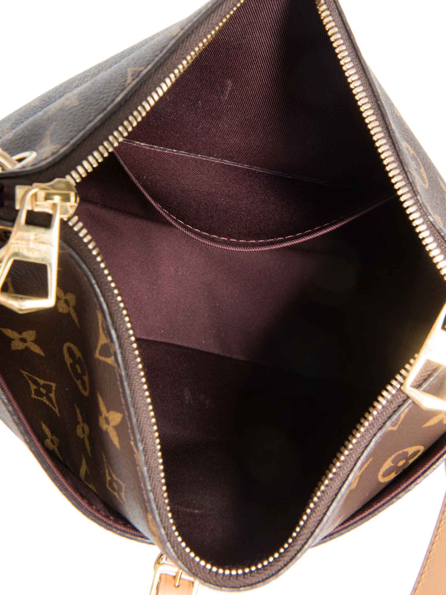 Louis Vuitton Monogram Odeon MM Messenger Bag Brown