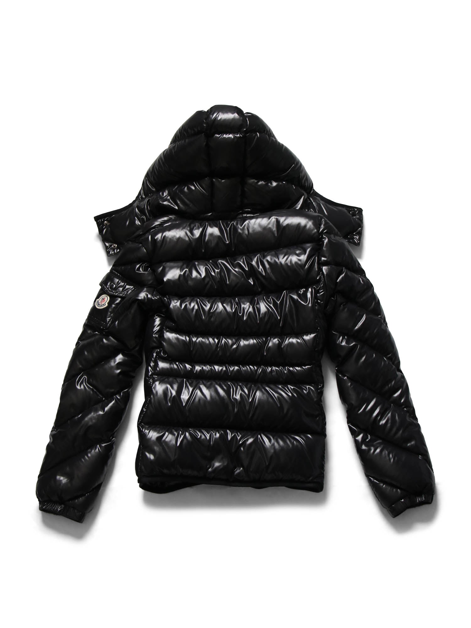 Moncler Quilted Hooded Down Puffer Jacket Black