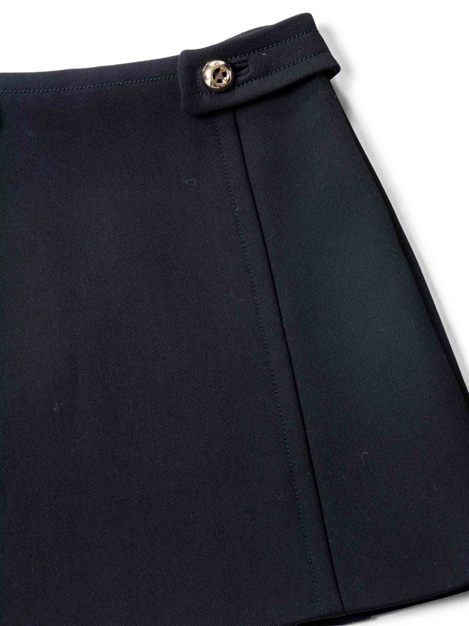 Prada Mini Skirt Black Gold