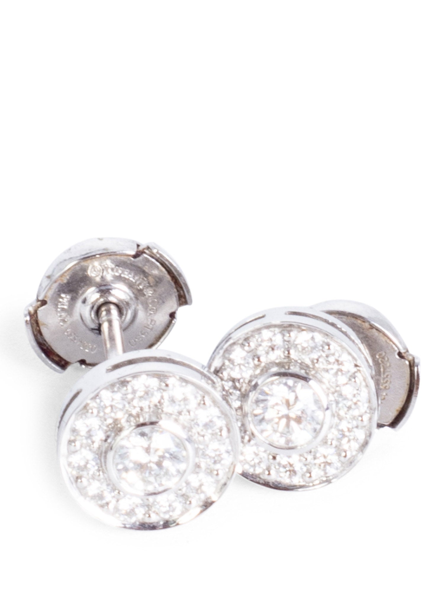 Tiffany & Co. Platinum Circlet Diamond Stud Earrings