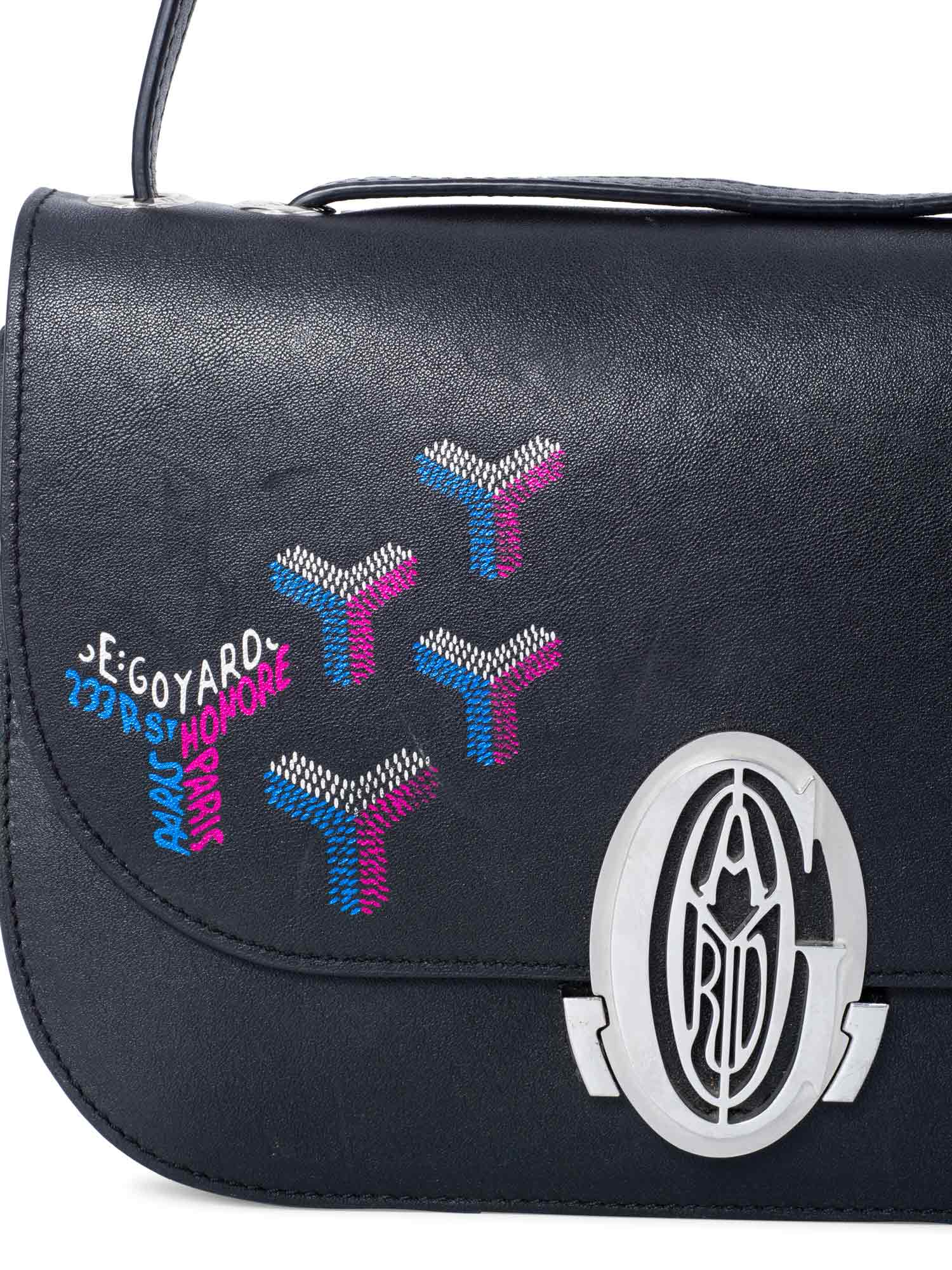 Goyard Leather Special Edition 233 Bag Black