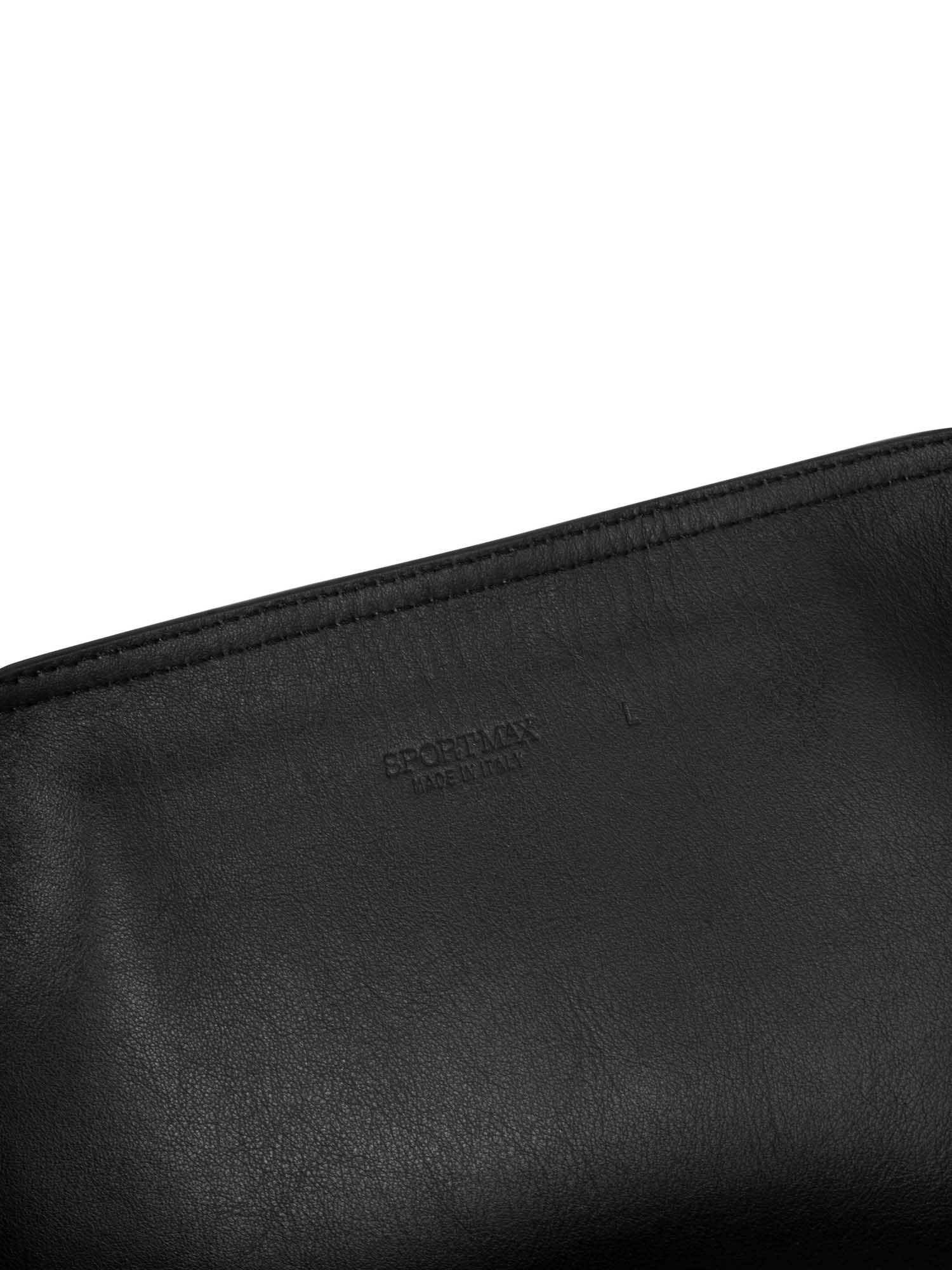 Max Mara Sportmax Leather Belt Bag Black