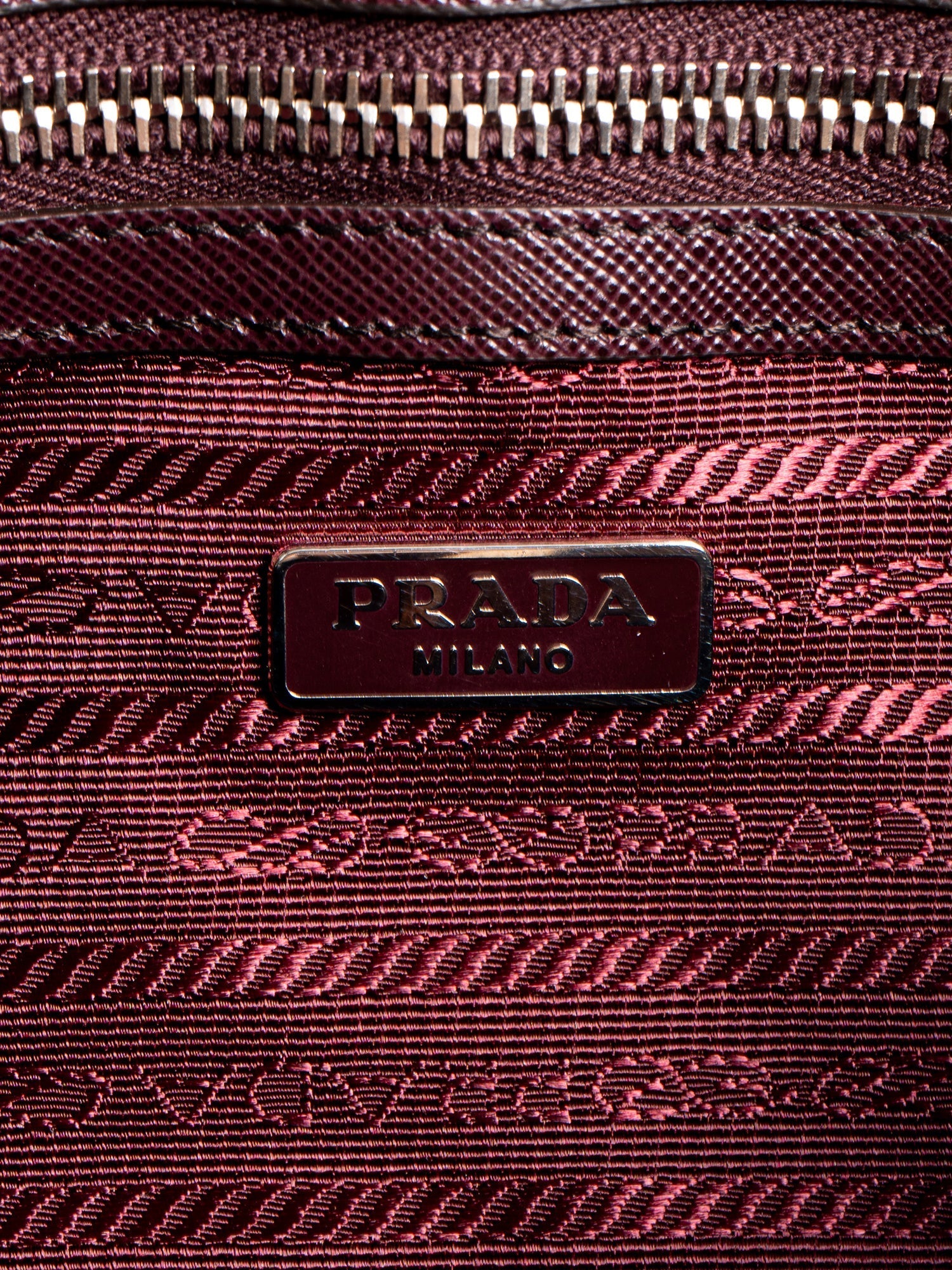 Prada Canvas Leather Quilted Classic Flap Bag Multicolor